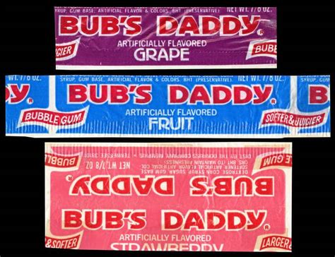 Bubs Daddy Gum History Flavors And Marketing