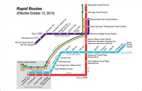 Mts Ready To Open 44 Million Rapid Bus Route Times Of San Diego