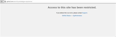 【github】github不能访问了，access To This Site Has Been Restricted Csdn博客