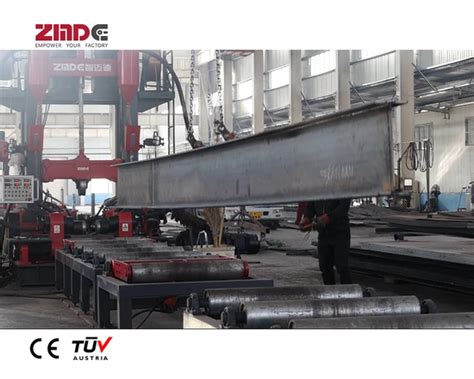 Zmde Automatic Steel Structure Assembling Welding H Beam Making Machine