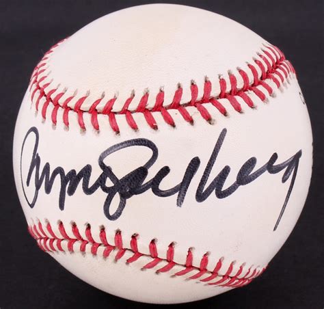 Ryne Sandberg Signed Onl Baseball Jsa Coa Pristine Auction