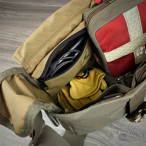 Mini Velcro Backed Pouch Tactical Hook Loop Pouch Tuff Possum Gear