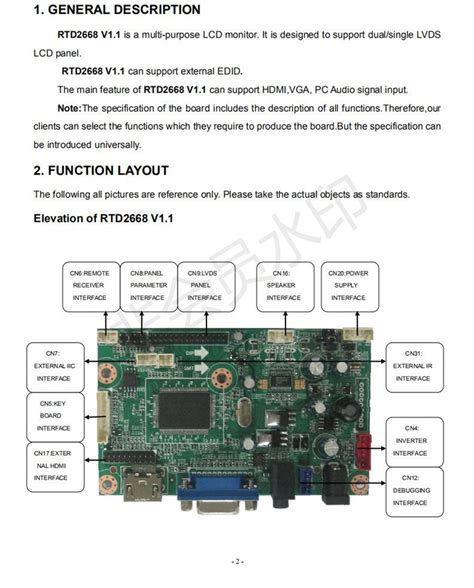 TFT LCD Display Inch PCB Circuit Board And PCB Board