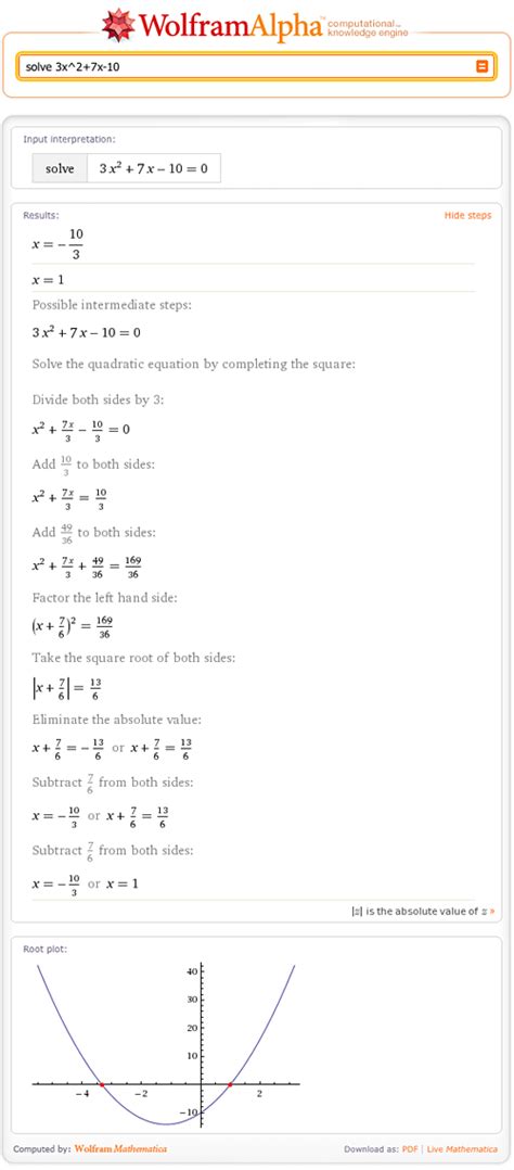 More Math Help From Wolframalpha—wolframalpha Blog
