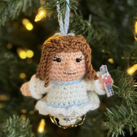 Nutcracker Clara Ornament Crochet Pattern Blackstone Designs Crochet