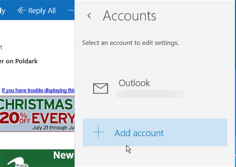 add gmail and other email to windows 10 mail and calendar updated