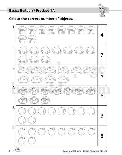 Basics Builders Mathematics Step By Step Practice For First Grade Grade 1 Primary 1 Book 1