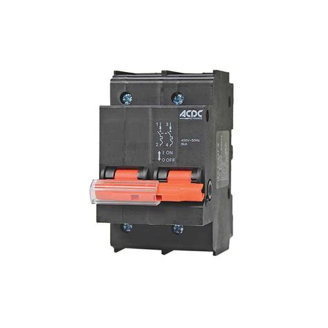 Acdc 100a 13mm 6ka 2 Pole D Curve Circuit Breaker Geewiz