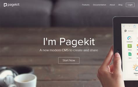 Pagekit A New Modern Cms To Create And Share Web Resources Webappers