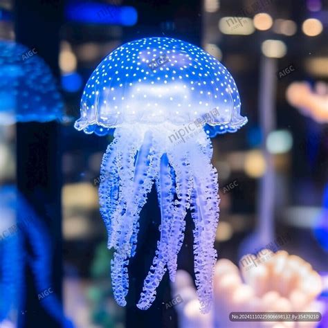 Ai创作图水母馆灯 水母灯 灯光里的水母 水母大图 海洋生物梦幻水母 梦幻水母 吊灯水母 唯美水母高清大图 水母馆 水母形状彩灯夜景 水母展厅 灯光下的水母 水母造型 海洋生物水母 梦幻水母馆