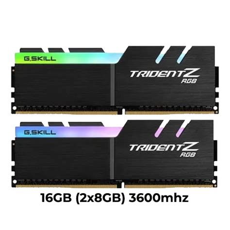 G SKILL Trident Z RGB 16GB 2x8GB DDR4 3600mhz WIND NET Computers