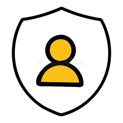 Data Security User Shield Icon Stock Illustration Illustration Of Isolated Security 361503483