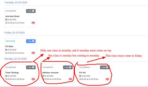 php display data based on day for current week alone stack overflow