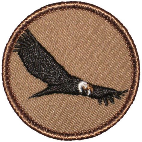 Condor Patch 503 2 Inch Diameter Embroidered Patch Etsy Embroidered