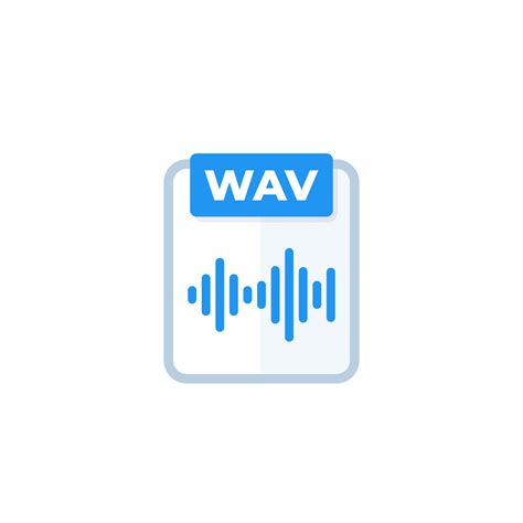 Wav Audio File Icon Vector 2698045 Vector Art At Vecteezy