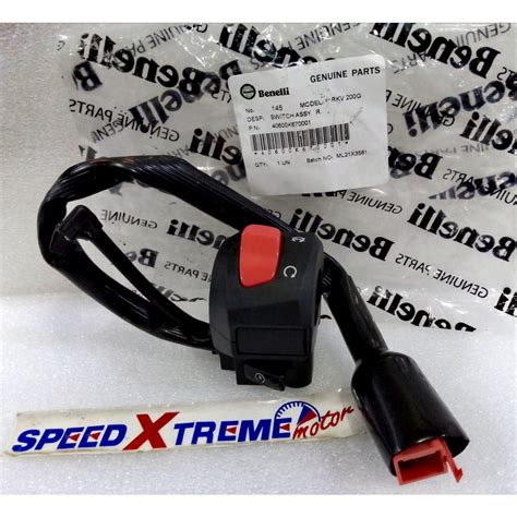 Keeway Rkv200 Casis Part Swicth Handle Swicth Parts Shopee Thailand