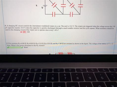 Solved 4 A Charging Rc Circuit Controls The Intermittent
