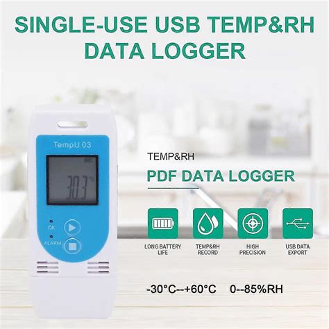 tempu 03 usb temperature humidity data logger reusable rh temp datalogger recorder humiture