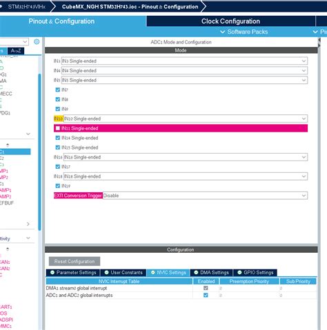 Solved Using Adc With Dma On H7 Causes Dma Transfer Error