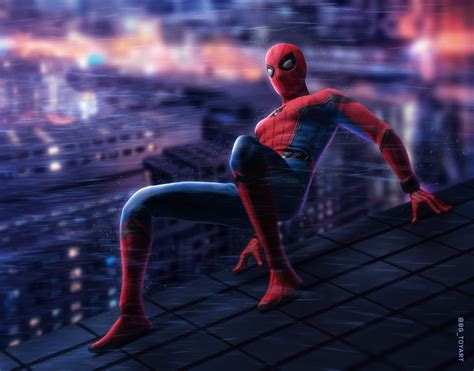 Spider Man Homecoming 4k Ultra Hd Wallpaper Dynamic Movie Hero Shot