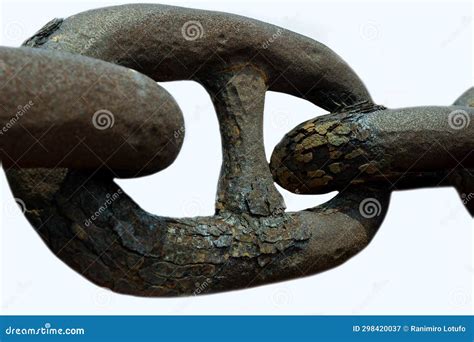 Old Rusty Chain Rusty Chain Texture Stock Image Image Of Security Strong
