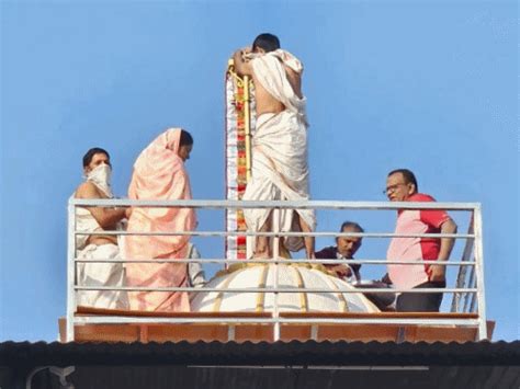 Flag Hoisted At Parshvanath Temple In Sojat सोजत में पार्श्वनाथ मंदिर