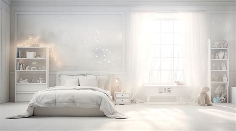All White Aesthetic Bedroom Home Background All White Beautiful