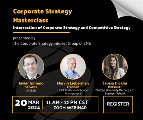 Corporate Strategy Masterclass The Intersection Of Corporate Strategy