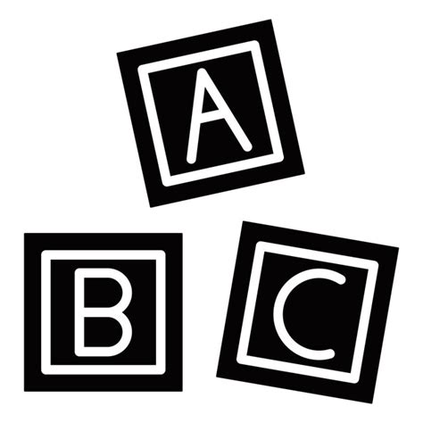 Premium Vector Abc Blocks Icon
