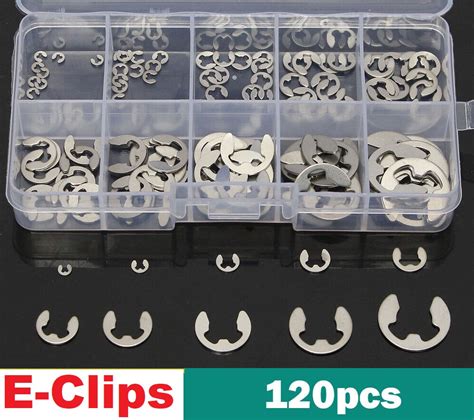 120 Pc Assorted E Clips C Circlips Property Room