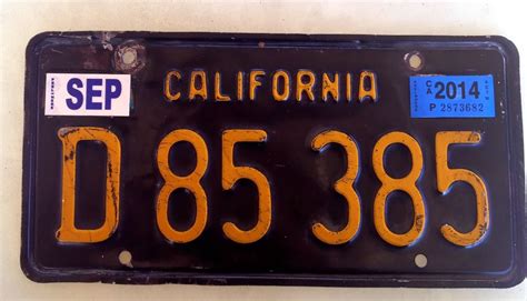 Dv License Plates California At Brodie Eldershaw Blog