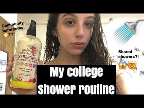 College Shower Routine 🚿🧼 How To Survive Community Style Bathrooms