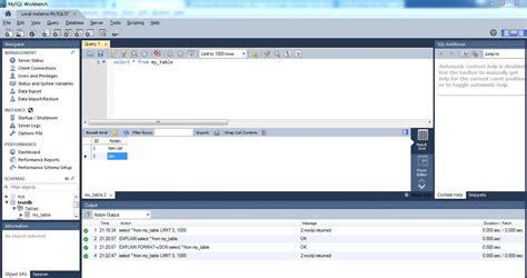 tạo dữ liệu cho bảng trong mysql workbench như thế nào programming