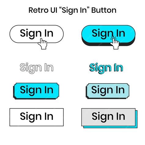 Premium Vector Retro User Interface Design Assets