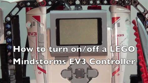 How To Turn Off And On The Ev3 Youtube