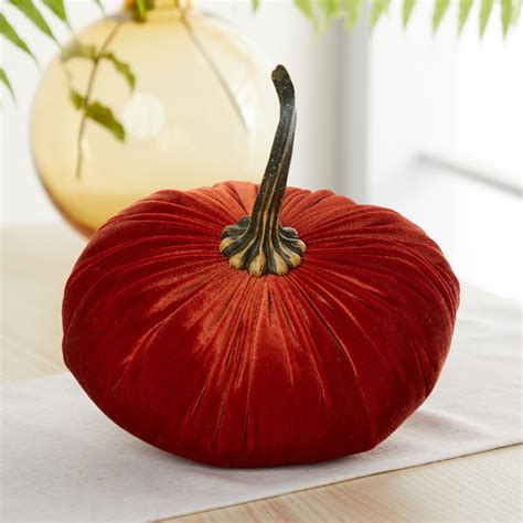 Extra Large Velvet Pumpkin Rust Your Hearts Content
