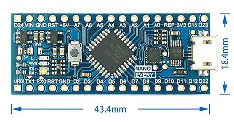Nano Every Atmega4808 Tempero Systems Shopping