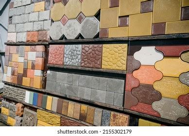 Paving Slabs Different Colors Shapestexture Different Stock Photo Shutterstock