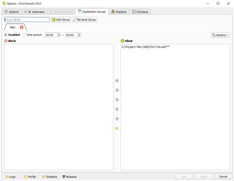 Instaling Fort Firewall 397 Akpdo