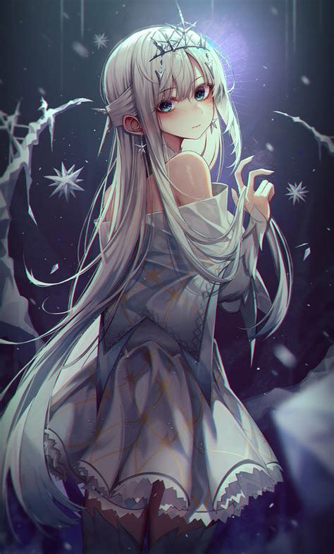 Safebooru 1girl Bare Shoulders Blue Eyes Blurry Blush Character