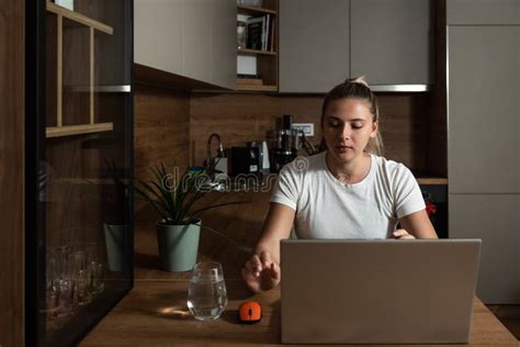 Young Woman Computer Programmer Software Developer And Web Designer Working From Home As