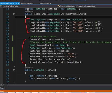 Static And Dynamic Pie Chart In Wpf With Mvvm Pattern Using Prism Library