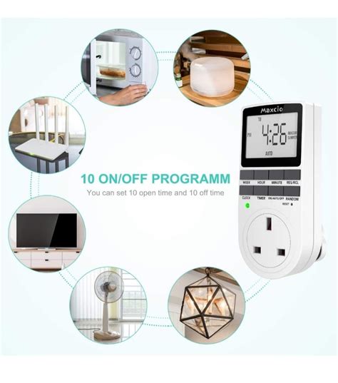 2xpcs Timing Socket KWE TM02 UK TV Home Appliances Electrical Adaptors Sockets On Carousell