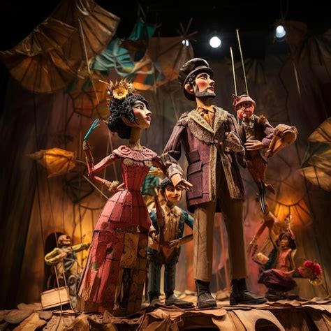 Premium AI Image Puppets And Strings An Enchanting World Of Puppetry And Storytelling