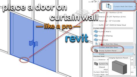 How To Put Doors On Curtain Walls In Revit At Alicia Christenson Blog