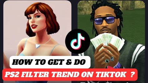 How To Do Ps2 Filter Tiktok Ps2 Filtertutorial Ps2 Filter Tutorial Free Ps2 Filter Ai