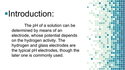 Ph Determination Electrometric Method Pptx