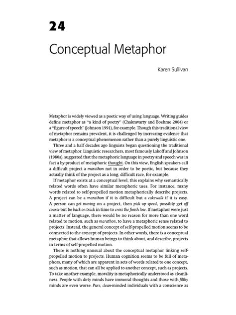 Conceptual Metaphor Volume 1 Pdf