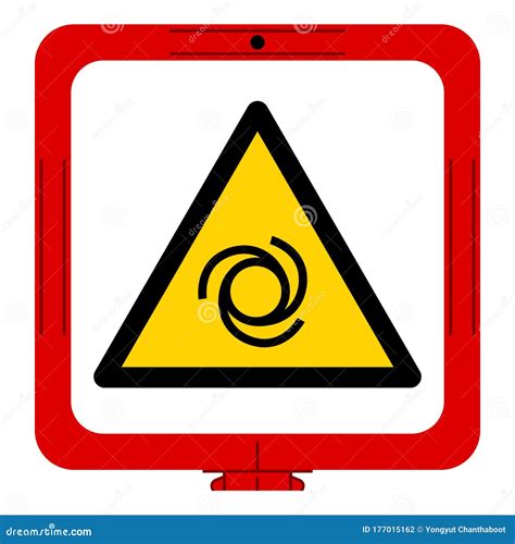 Warning Automatic Start Up Symbol Vector Illustration Isolate On