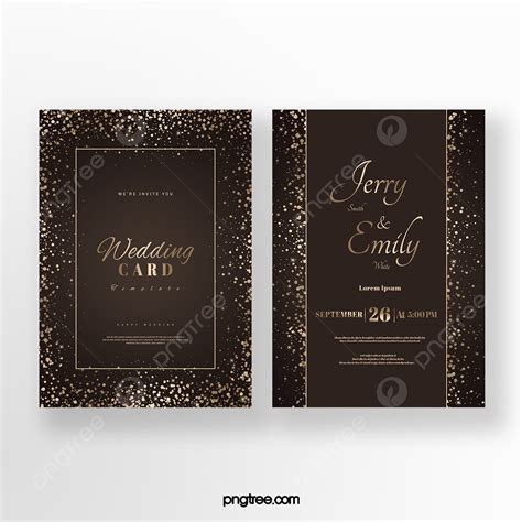 골든 럭셔리 청첩장 템플릿 Psd 다운로드 디자인 자료 다운로드